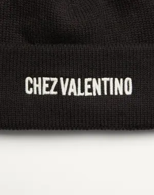 Valentino Garavani Chez Embroidered Beanie