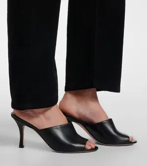 THE ROW Ella Leather High-heeled Sandals