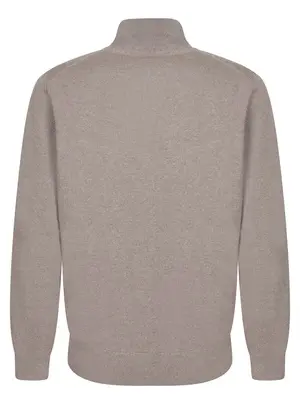 Brunello Cucinelli Funnel-neck Knitted Polo Shirt