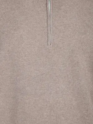 Brunello Cucinelli Funnel-neck Knitted Polo Shirt