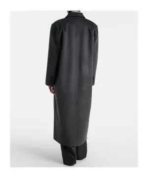 THE FRANKIE SHOP Gaia Double-breasted Wool-blend Coat