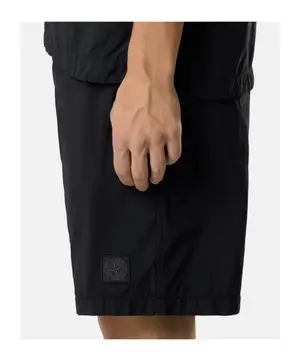 Stone Island Elasticated-waistband Logo Track Shorts