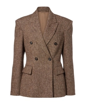 Brunello Cucinelli Double-breasted Wool-blend Jacket - Brown