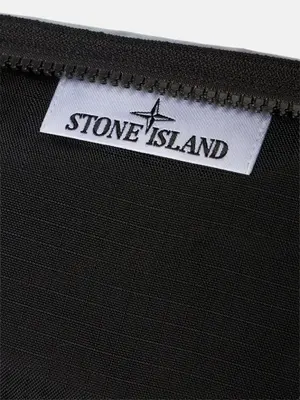 Stone Island Belt Bag With Zip Pocket And Compass Patch