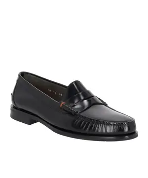 Santoni Penny Almond Toe Loafers