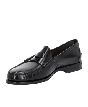 Santoni Penny Almond Toe Loafers