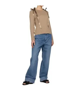 Simone Rocha Bow-detail Long-sleeve T-shirt