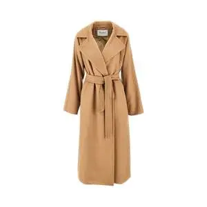 Max Mara Camelhair 'manuela' Coat - Beige
