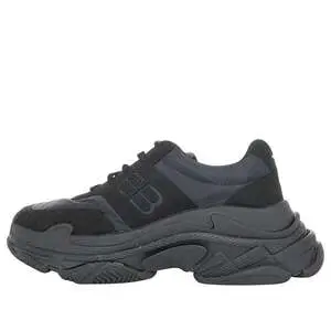 Balenciaga Triple S Nylon Sneakers - Black