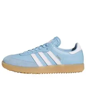Adidas Samba Spikeless Golf Sneakers - Clear Blue/cloud White/gum