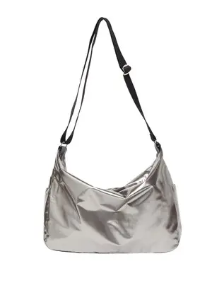 JACK GOMME Messenger Bag Metallic "joy - Gray