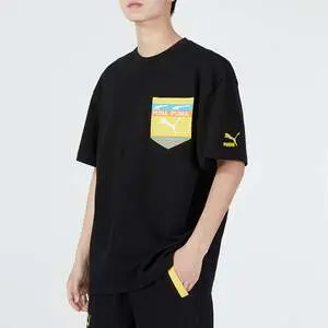 PUMA Boxy Pocket Logo Tee