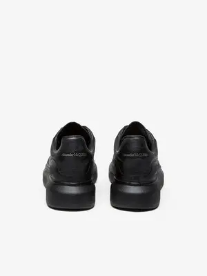 Alexander McQueen Oversized Sneaker In Grainy Leather
