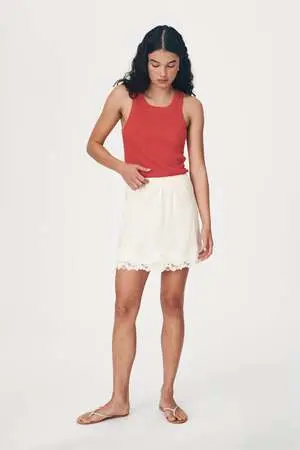ROWIE Mina Silk Mini Skirt