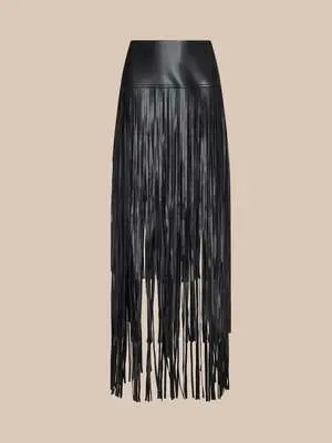L'Agence Karoline Fringe Skirt