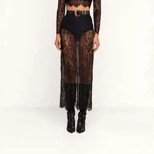 L'Agence Raymonde Lace Maxi Skirt