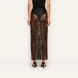 L'Agence Raymonde Lace Maxi Skirt