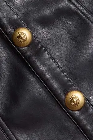 L'Agence Apolline Vegan Leather Dress