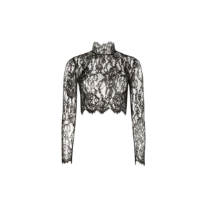 L'AGENCE Henriette Cropped Lace Top
