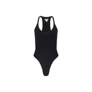L'Agence Wrenna Racerback Bodysuit - Black