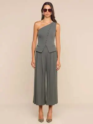 L'Agence Zinnia One-shoulder Top