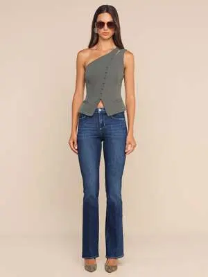 L'Agence Zinnia One-shoulder Top