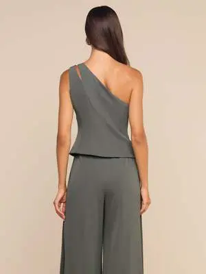 L'Agence Zinnia One-shoulder Top