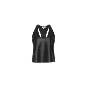 L'Agence Tullia Scoopneck Tank Top - Black