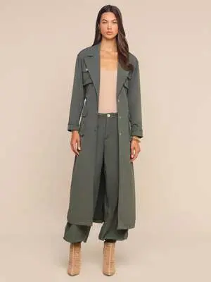 L'Agence Axel Windbreaker Trench