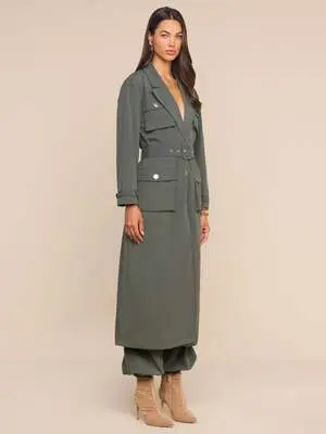 L'Agence Axel Windbreaker Trench