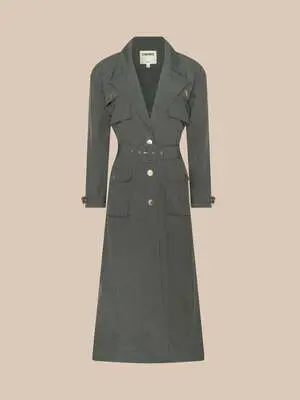 L'Agence Axel Windbreaker Trench