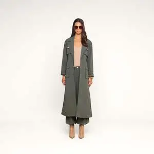 L'Agence Axel Windbreaker Trench