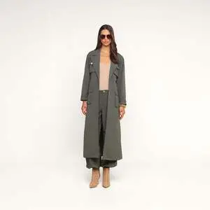 L'Agence Greer Nylon Jogger Pants - Ash Olive