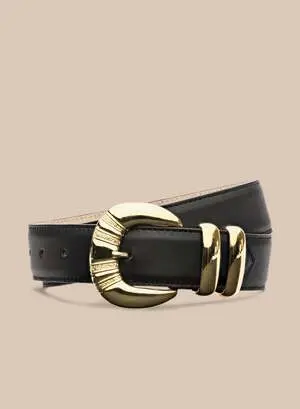 L'Agence Yarros Leather Belt