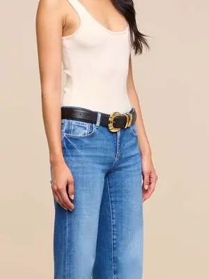 L'Agence Yarros Leather Belt