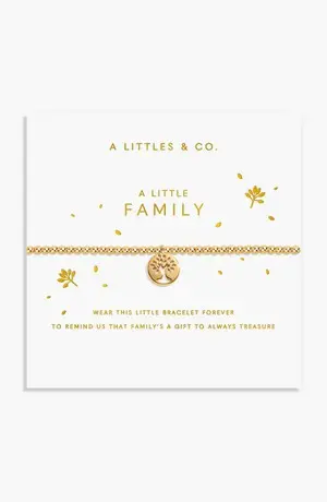 A LITTLES & CO A Little 'family' Bracelet - Gold Plated