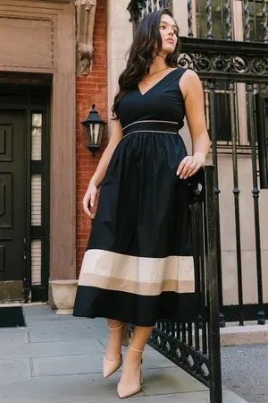 BALTIC BØRN Oxford Midi Dress
