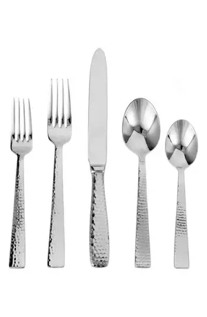 RICCI ARGENTIERI 45-piece Stainless Steel Flatware Set - Martello