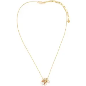 PANACEA Micro Charms Pendant Necklace - Gold