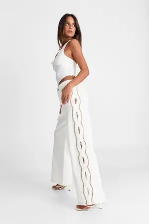 SASHA THERESE Cairo Jean - White