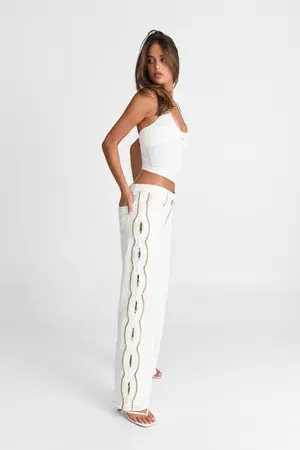 SASHA THERESE Cairo Jean - White