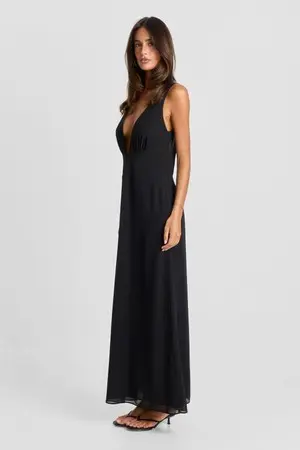 SASHA THERESE Juno Maxi Dress - Black
