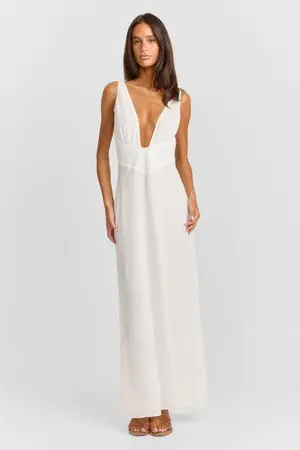 SASHA THERESE Juno Maxi Dress - White