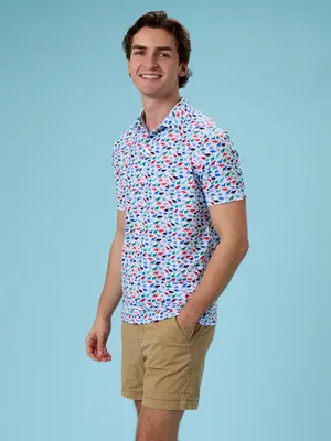 RUGGEDBUTTS Knit Short Sleeve Performance Polo