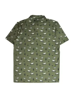 RUGGEDBUTTS Knit Short Sleeve Performance Polo - Pond Pups