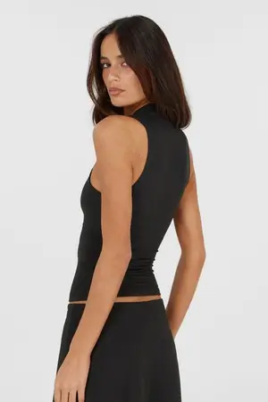 SASHA THERESE Adeline Tank - Black