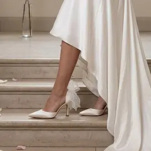 KNEETOES Deena Bridal Bow Heels
