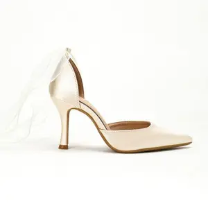KNEETOES Deena Bridal Bow Heels