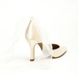 KNEETOES Deena Bridal Bow Heels
