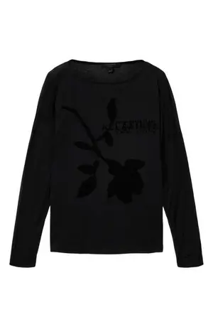 ALLSAINTS Athea Rita Tencel™ Modal Graphic Tee
